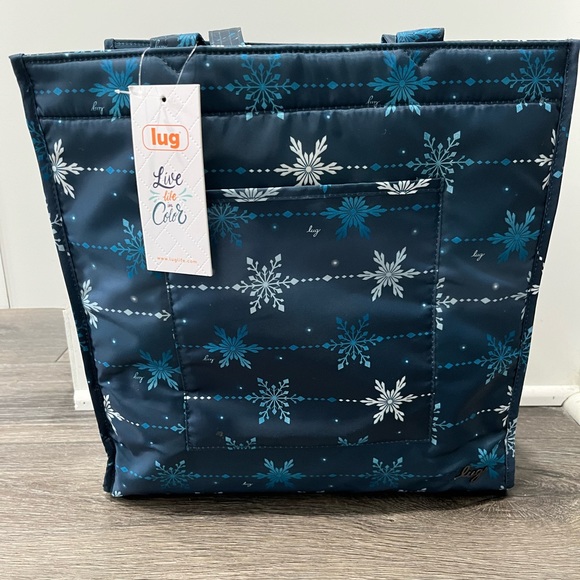 lug | Bags | Lug Bag Snow Flake Navy Color | Poshmark